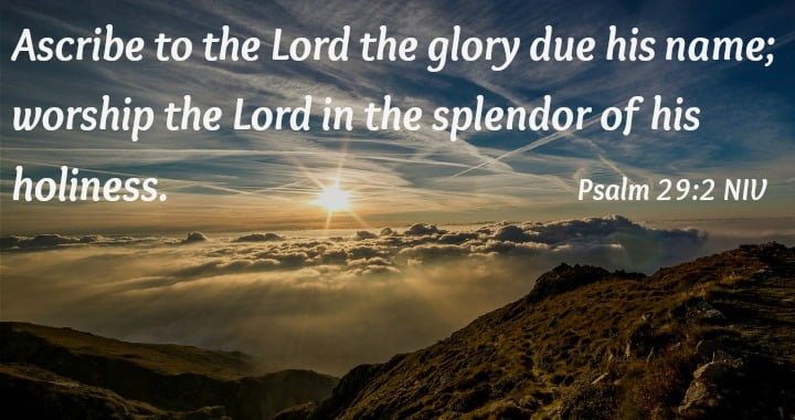 The Splendor of His Holiness - Psalm 29:2 • Worship Arts Conservatory